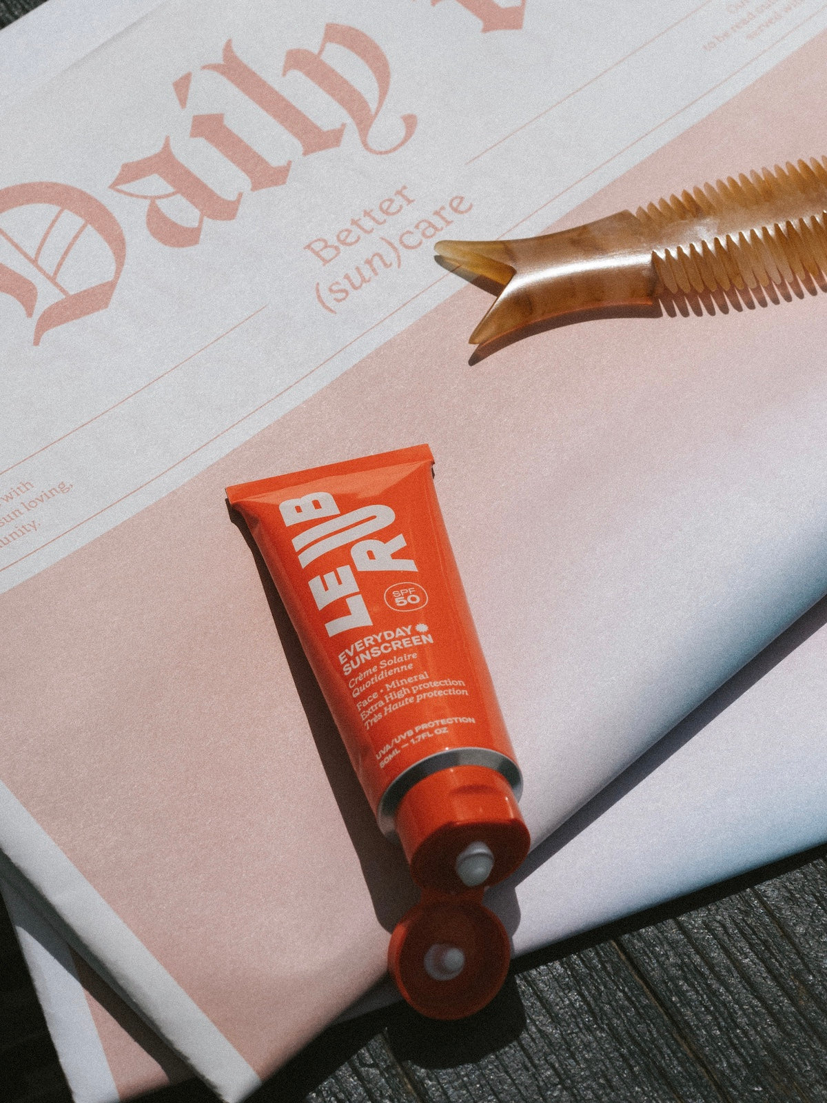 Le Rub Everyday Sunscreen SPF50 | Hydrating Mineral Sunscreen with ...